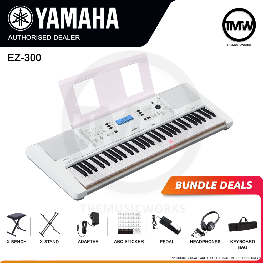 Yamaha EZ-300 61-Key Portable Light-Up Keyboard | TMW