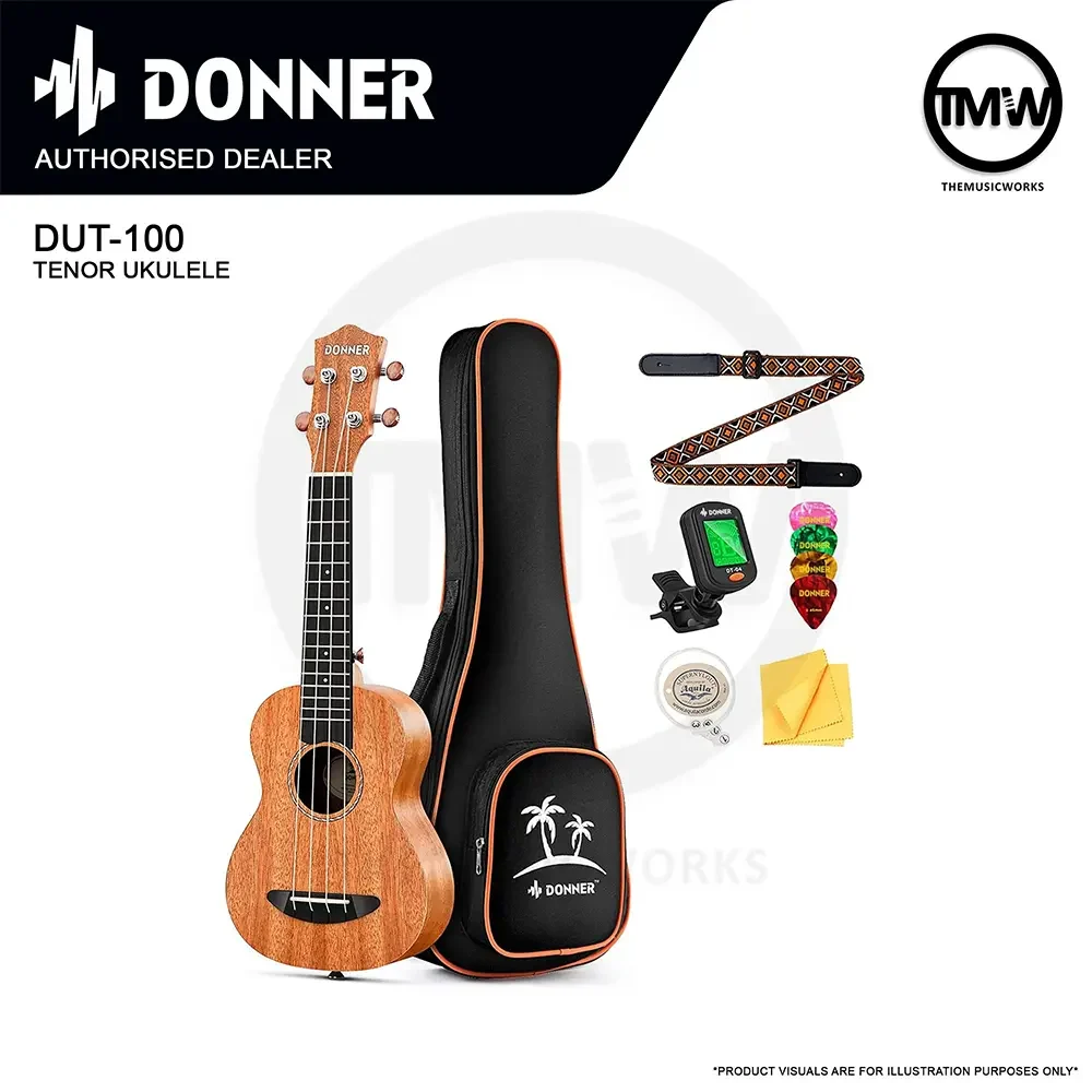 Donner DUT-100 26-inch Beginner Tenor Ukulele | TMW