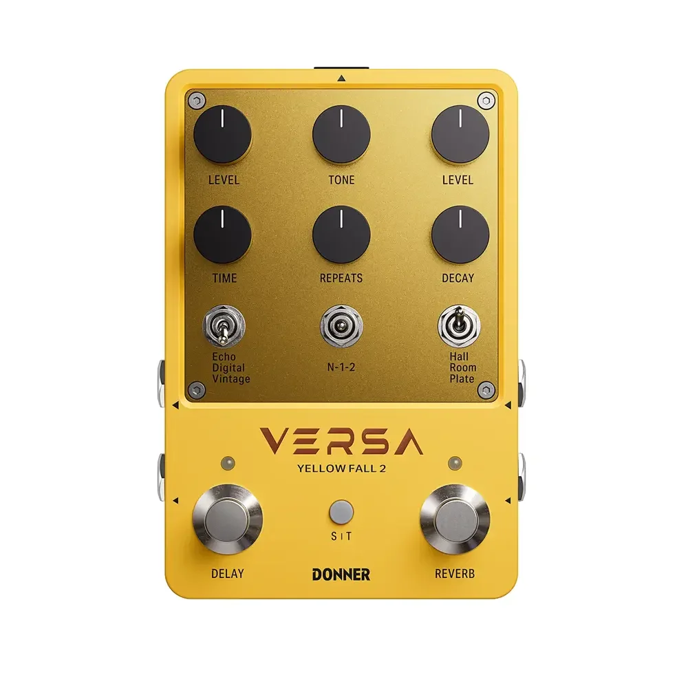 Donner Yellow Fall II Delay & Reverb Guitar Pedal | TMW