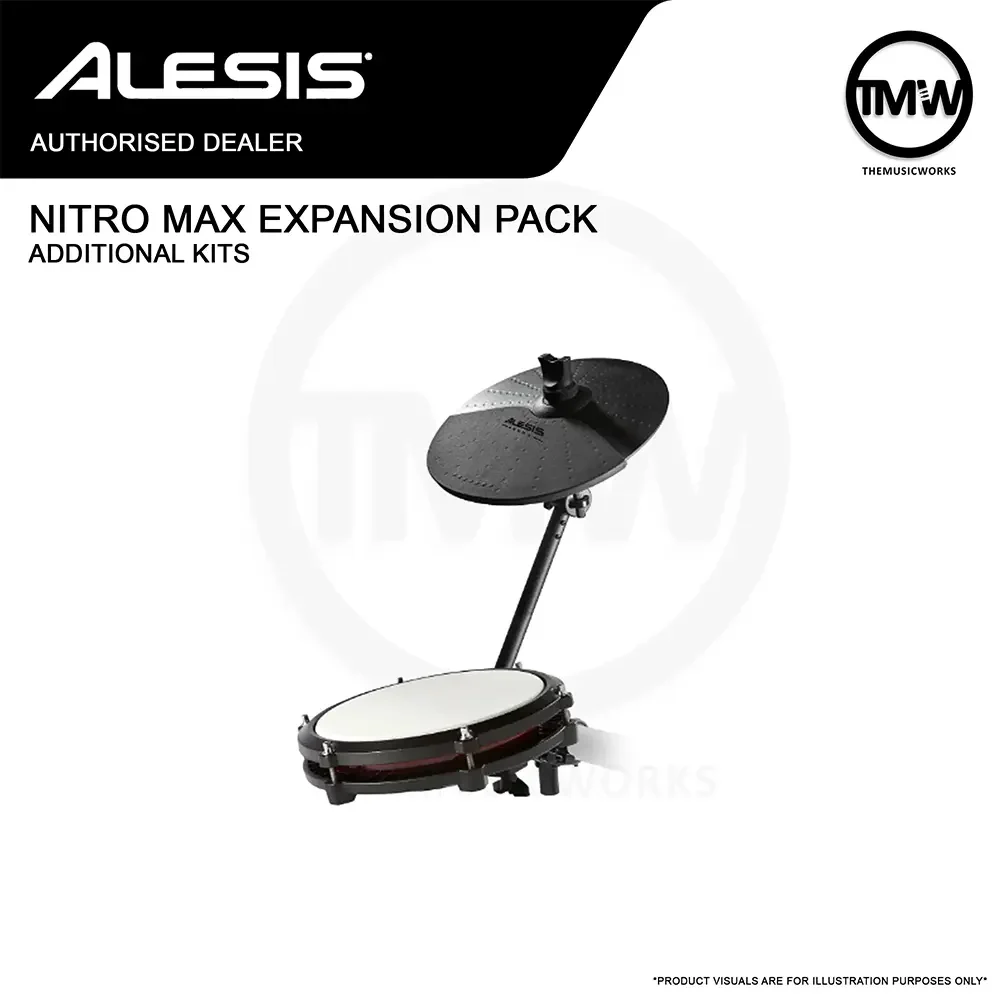 Alesis Nitro Max Expansion Pack - Tom & Cymbal Add-On | TMW